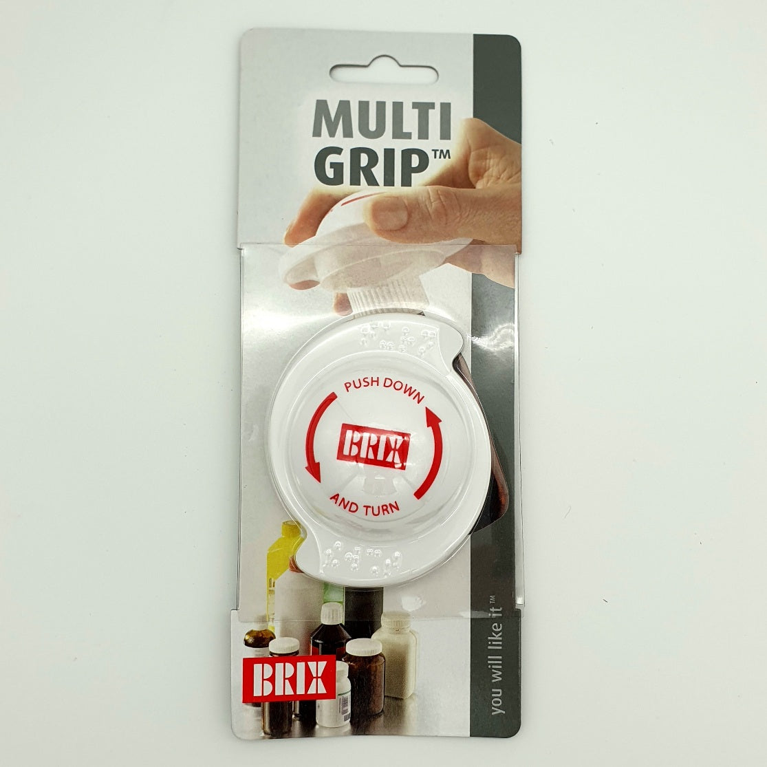 Brix Multigrip Safety Cap Bottle Opener